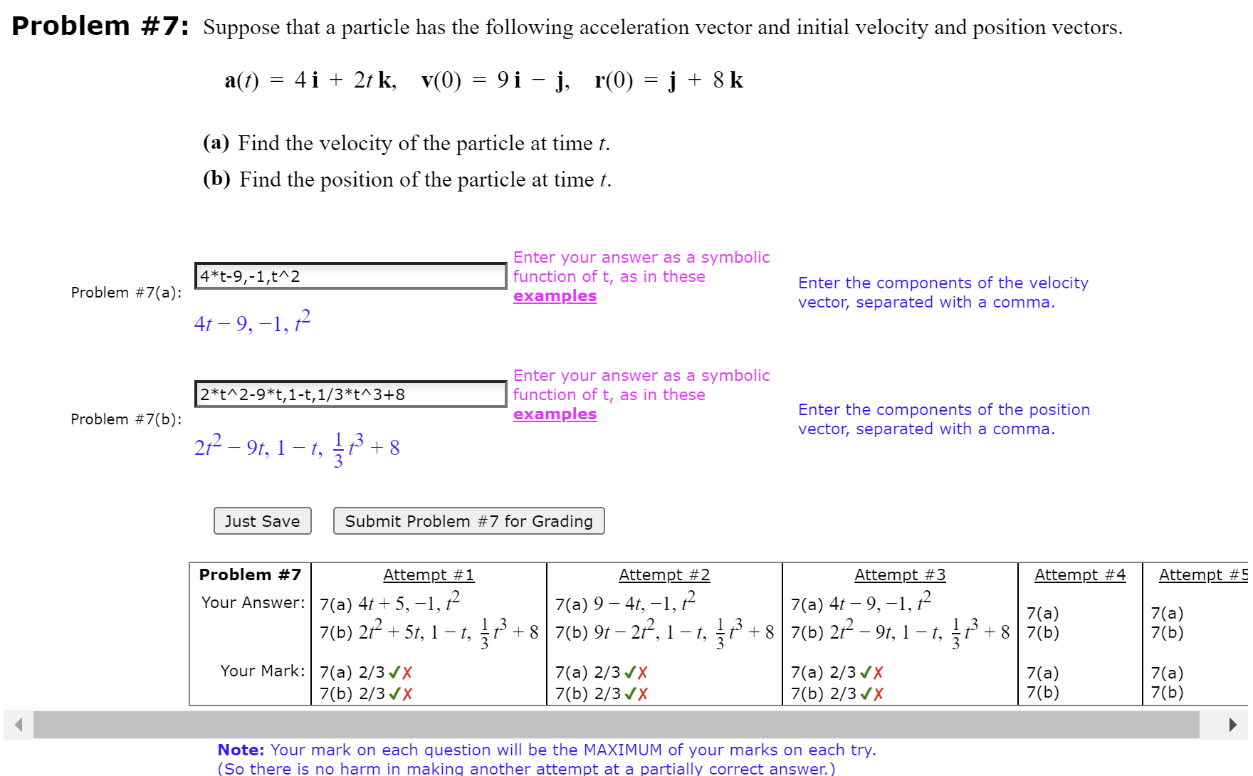 Solved Problem #7: Suppose that a particle has the following | Chegg.com