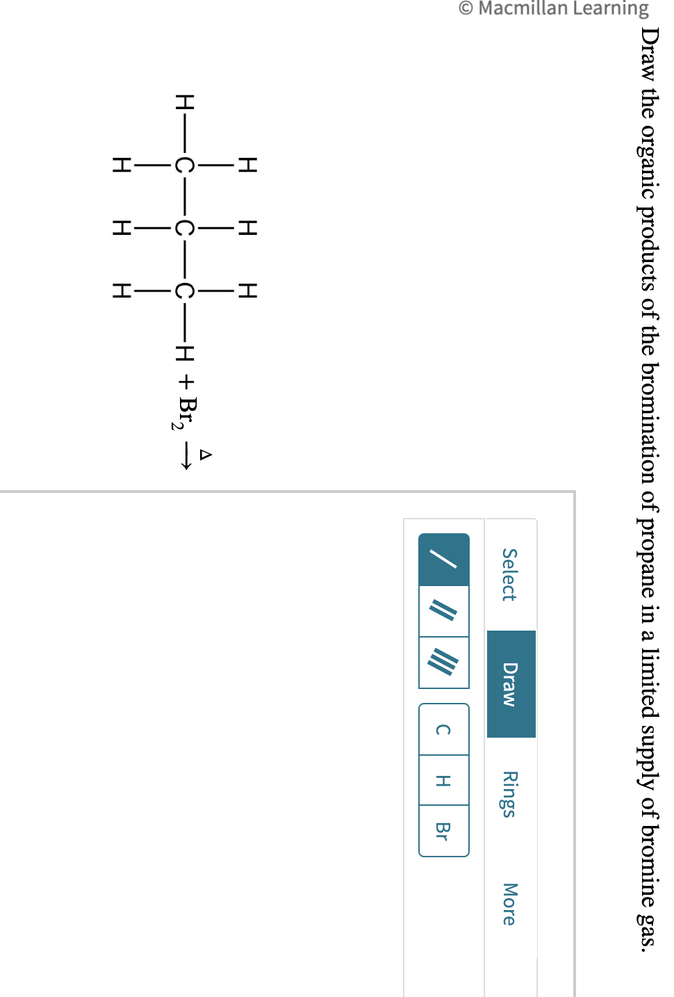 Solved Draw the organic products of the bromination of | Chegg.com