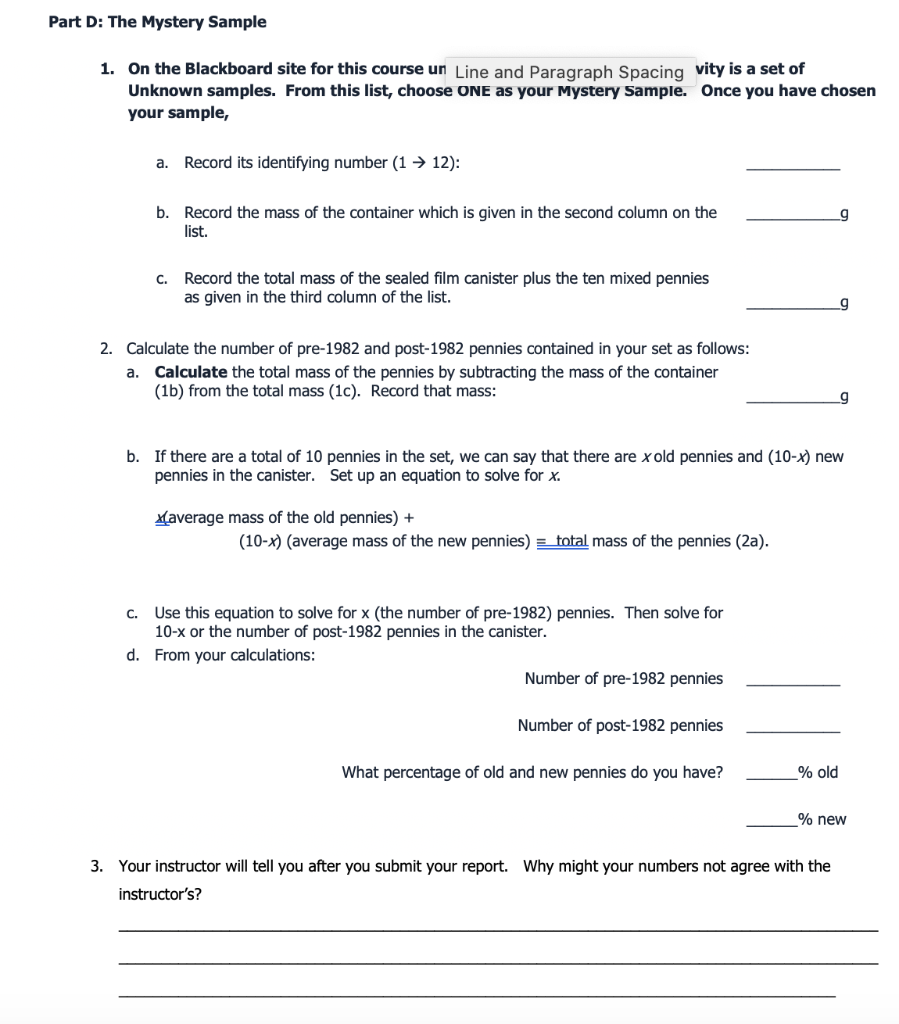 Activity. Weighted Average and Isotope Mass Using the | Chegg.com