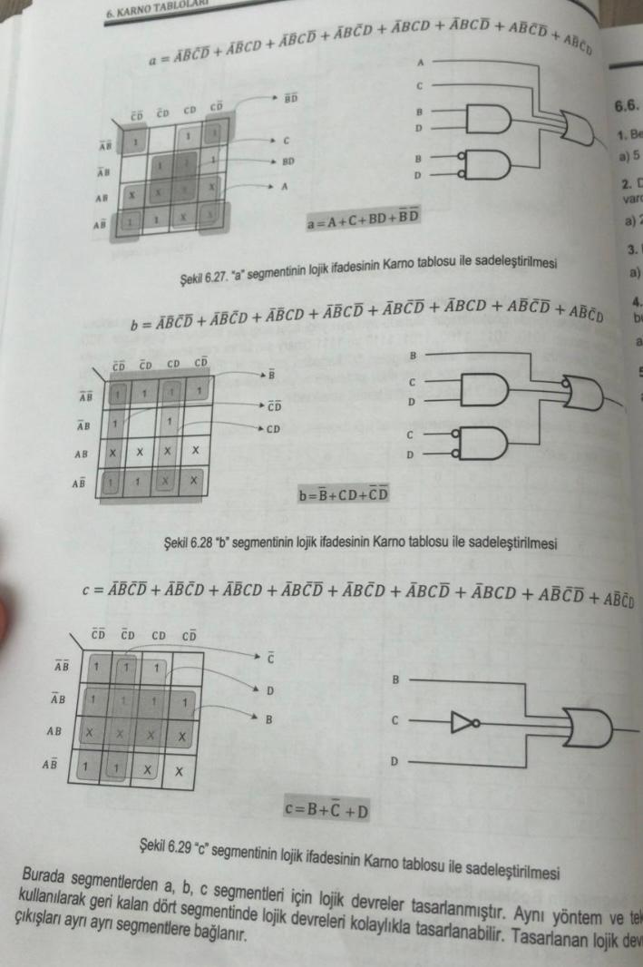 Here, logic circuits are designed for segments a, b, | Chegg.com