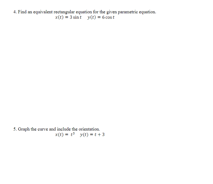 Solved Find an equivalent rectangular equation for the given | Chegg.com