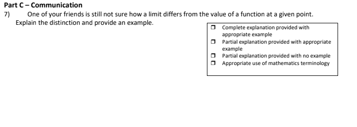 Solved Part C-Communication 7) One of your friends is still | Chegg.com