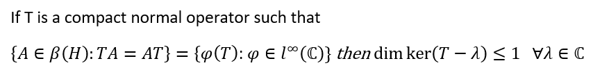Solved If T is a compact normal operator such that | Chegg.com
