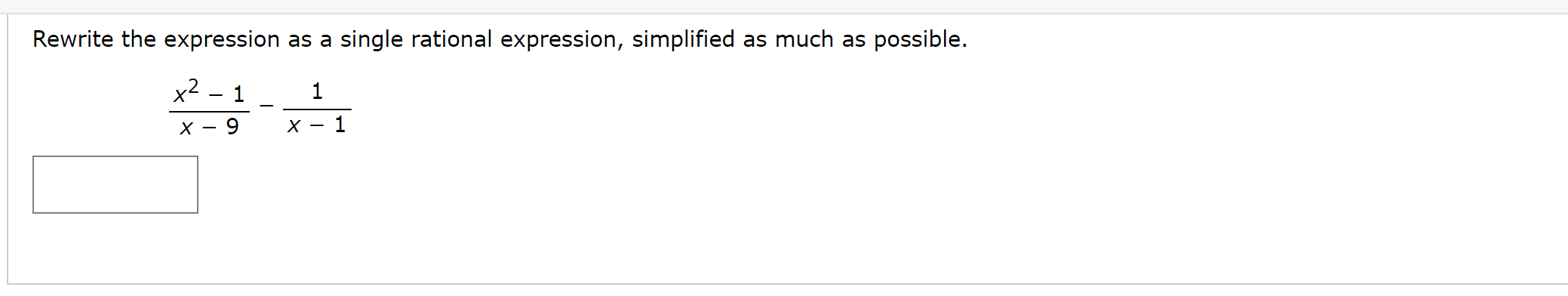 Solved Rewrite the expression as a single rational | Chegg.com