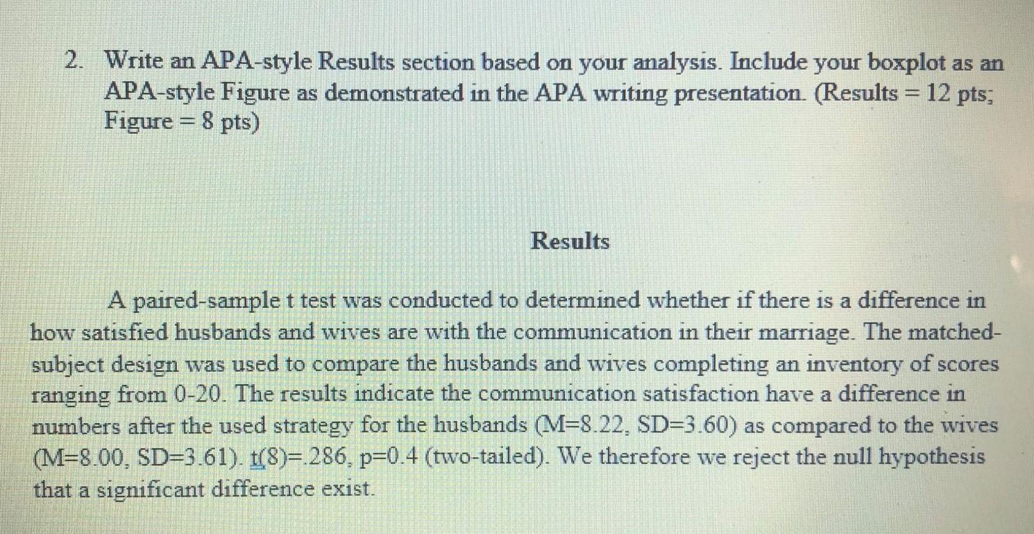 Solved 1. Paste SPSS output. (10 pts) Paired Samples | Chegg.com