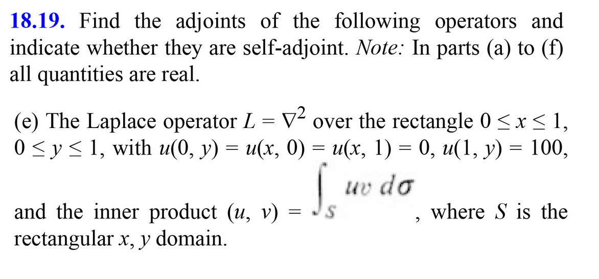 Find the adjoints of the following operators and | Chegg.com