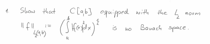 Solved 1. Show that the į novm 11611 419,6) (5 fasix) C[qb] | Chegg.com