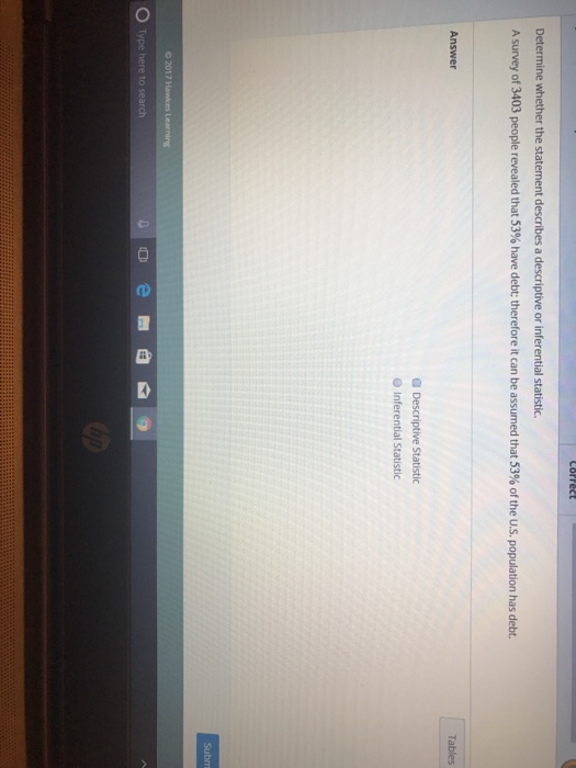 Solved Determine whether the statement describes a describe | Chegg.com