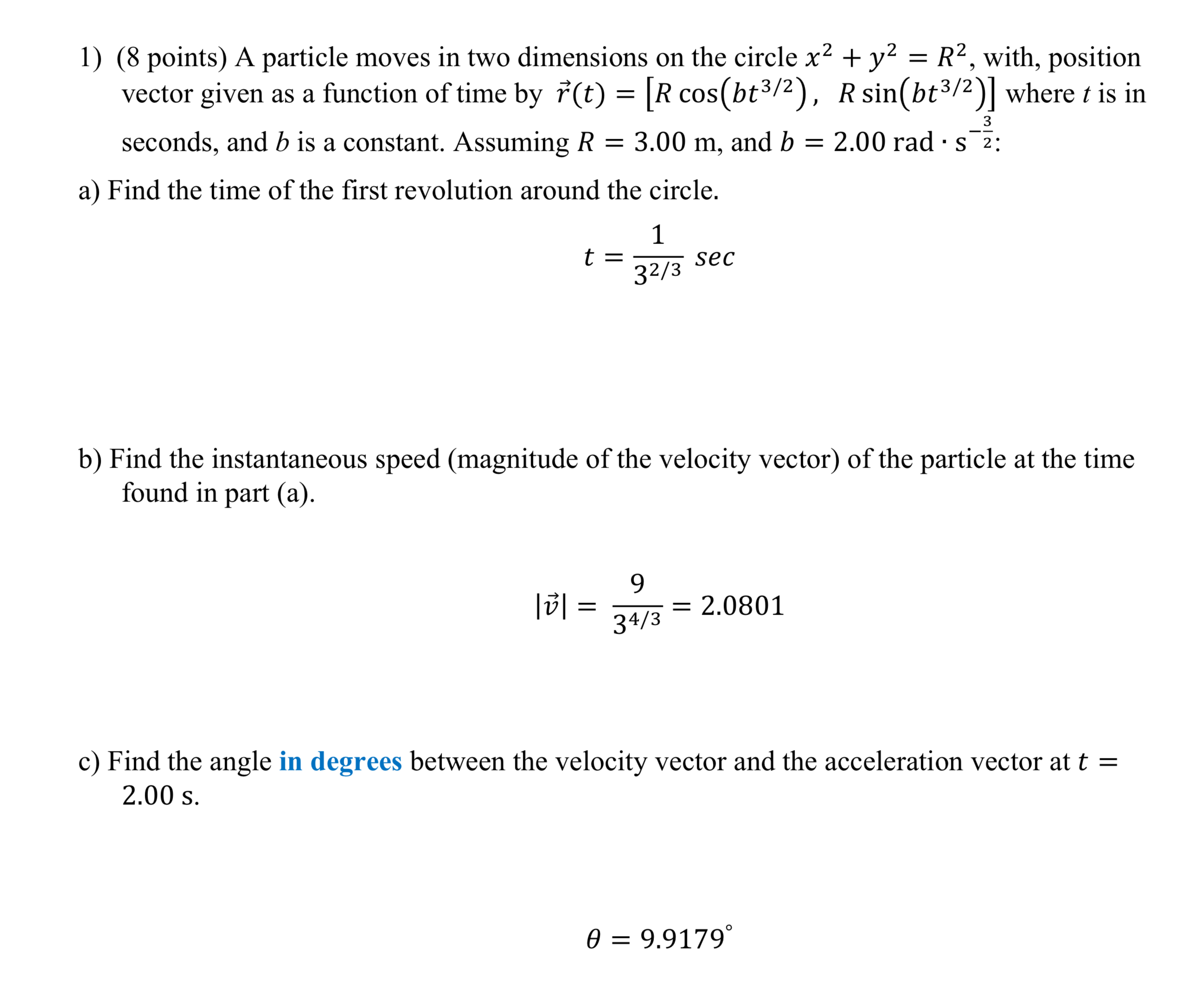 Solved Solutions provided for each question(8 ﻿points) ﻿A | Chegg.com