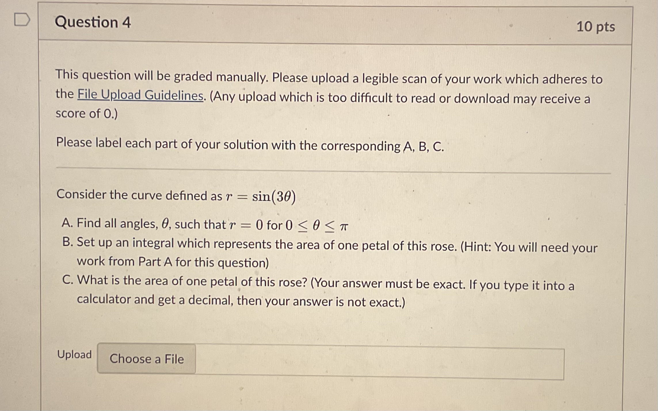 Solved This question will be graded manually. Please upload | Chegg.com