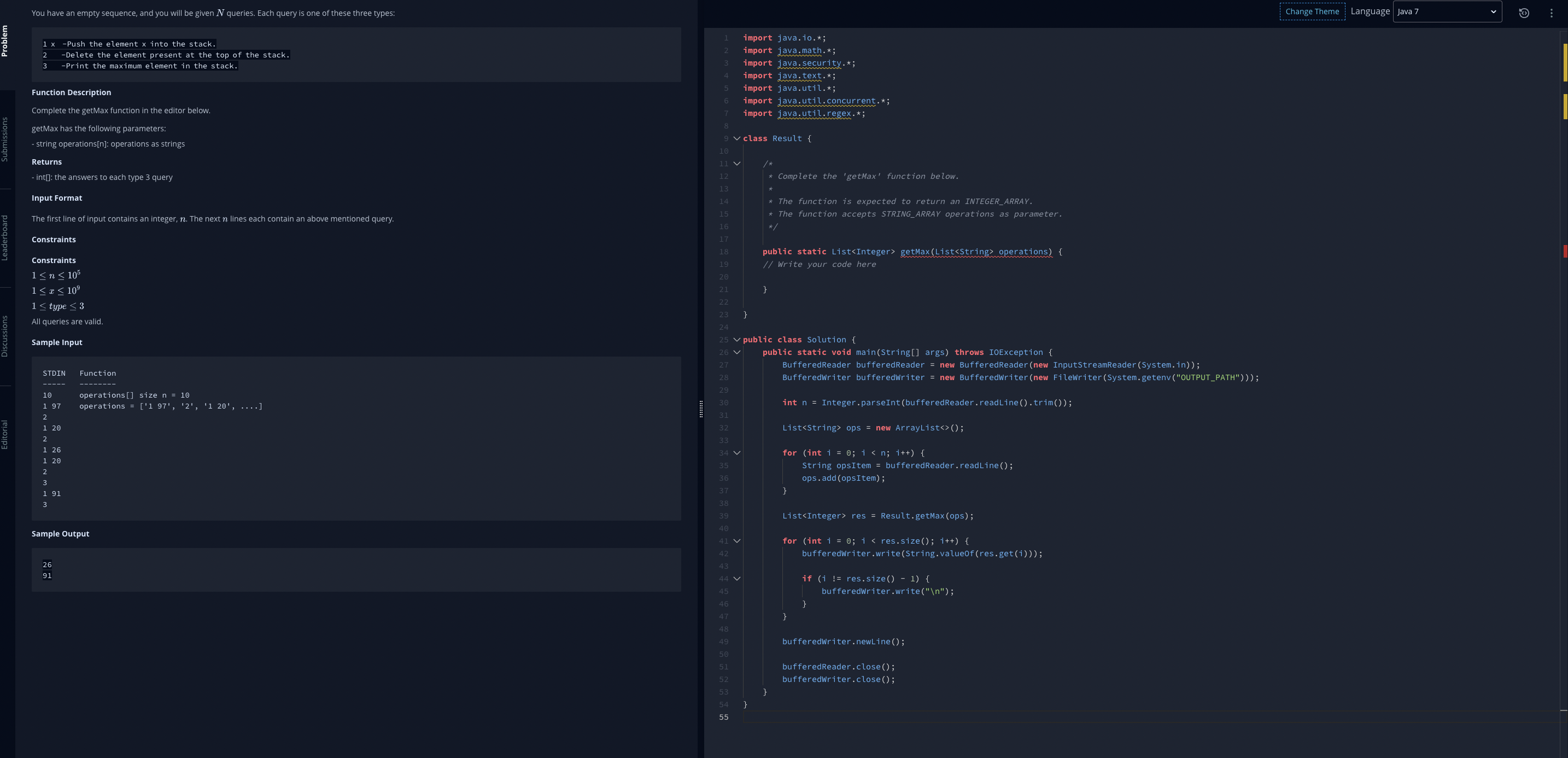 Solved You have an empty sequence, and you will be given N | Chegg.com