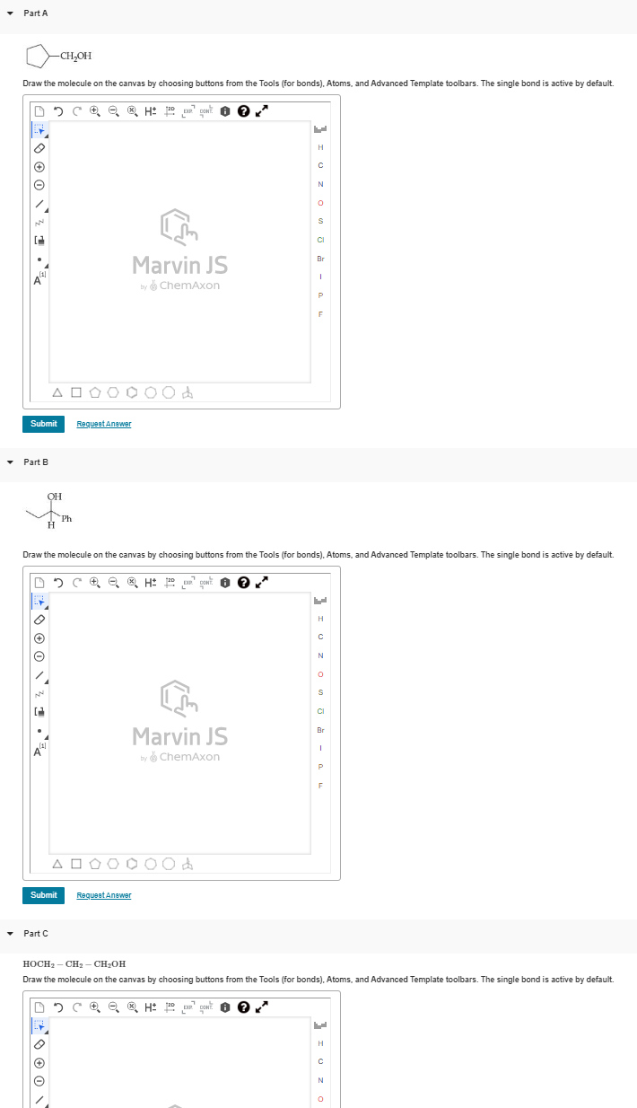 −CH2OH Draw the molecule on the canvas by choosing | Chegg.com
