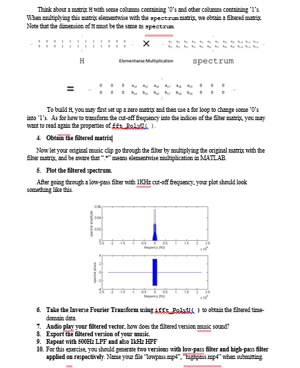 Solved In this equercise, we will use MATL.AB to develop | Chegg.com