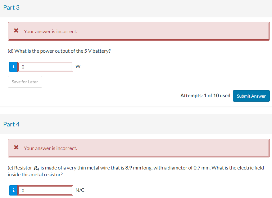 Solved A circuit consists of two batteries (with negligible | Chegg.com