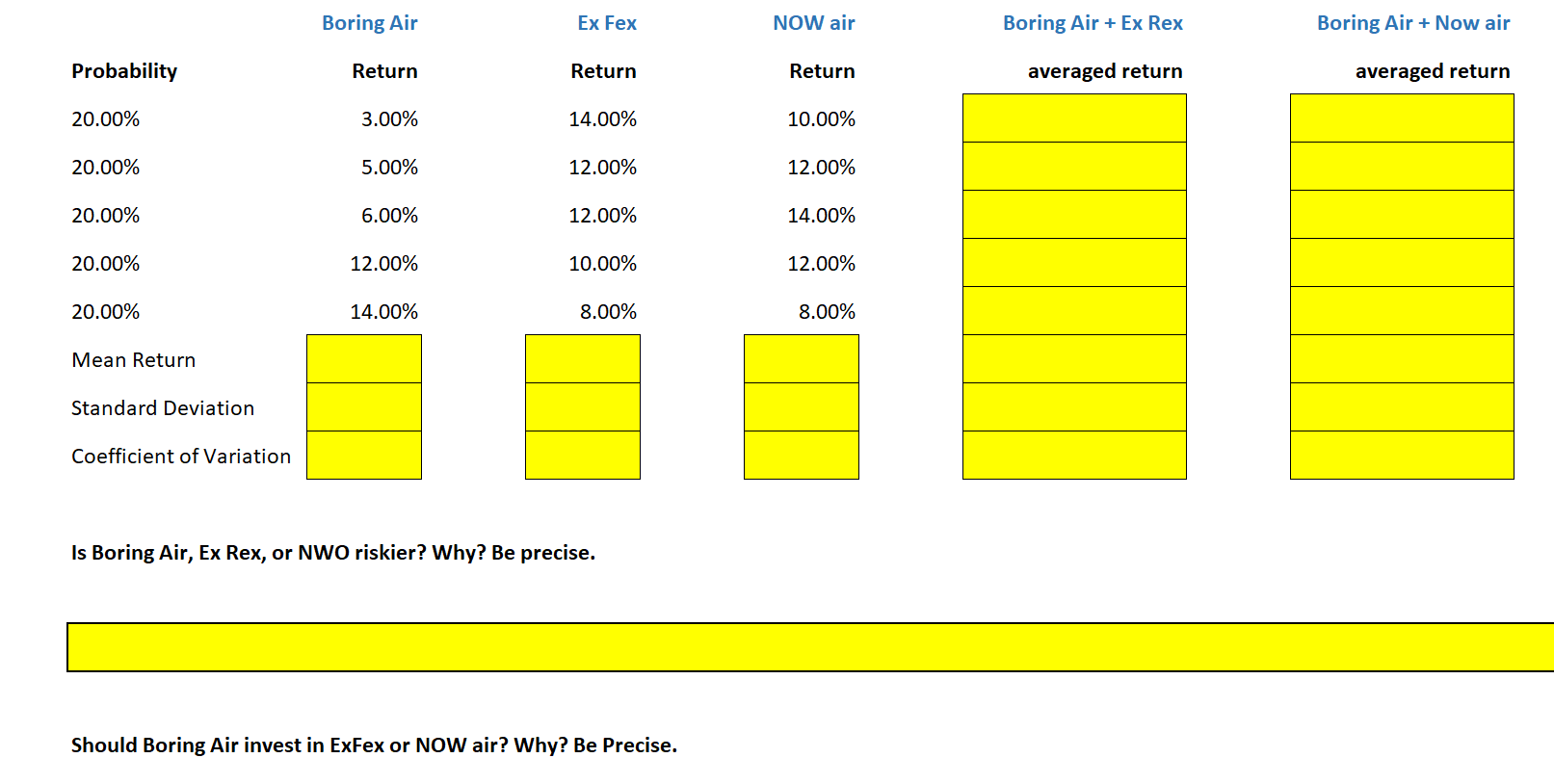 Solved Boring Air Ex Fex NOW air Boring Air + Ex Rex Boring | Chegg.com