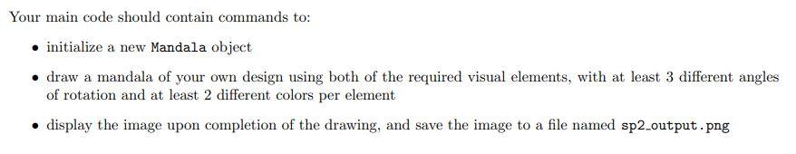 Solved PYTHON PROGRAMMING: DIGITAL MANDALA A mandala is a | Chegg.com