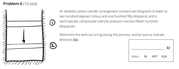 Solved 1) An adiabatic piston-cylinder arrangement contains | Chegg.com