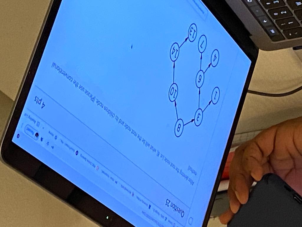 Solved After deleting the root node (i.e. 8) what will be | Chegg.com