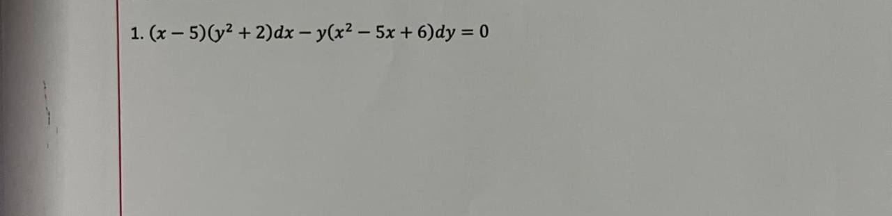 Solved 1 find The General Solution Of the Given
