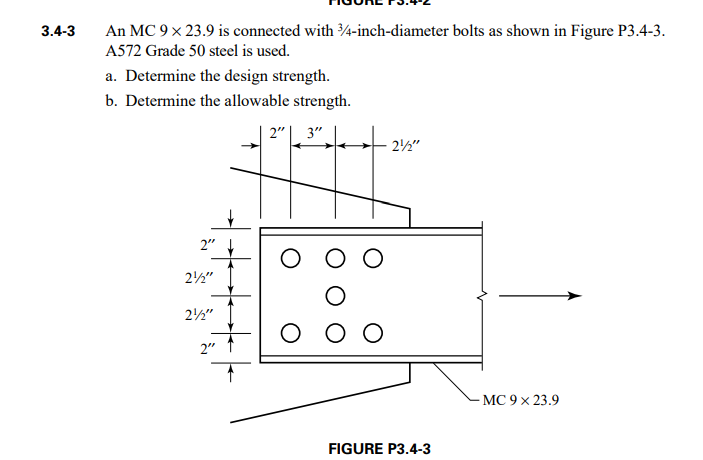 Solved For ASTM A36 steel, use Fy=36ksi and Fu=58ksi). For | Chegg.com