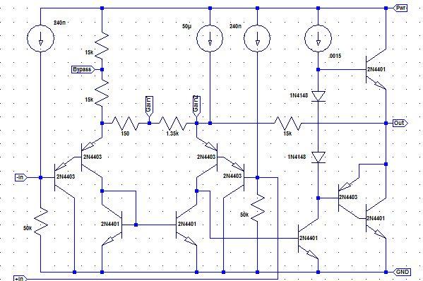 Solved (Pwr 240n. SON . 240m + 15K 0015 Bypass 2N4401 1N4146 | Chegg.com