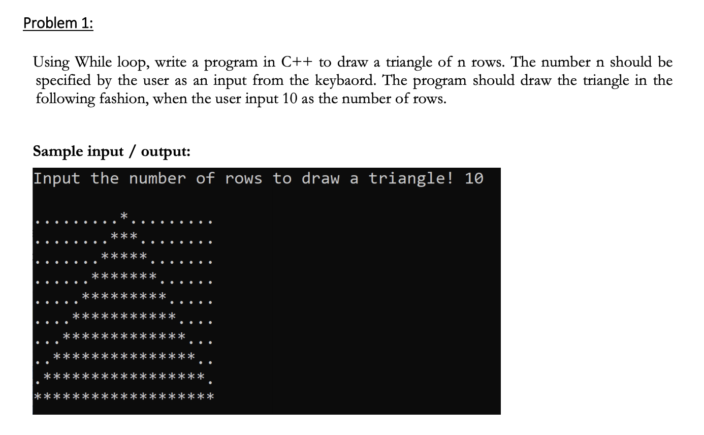 Solved Problem 1 Using While Loop Write A Program In C