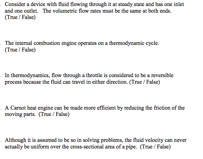 Solved Consider a device with fluid flowing through it at | Chegg.com
