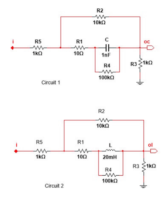 Solved Determine the complex transfer function for each of | Chegg.com