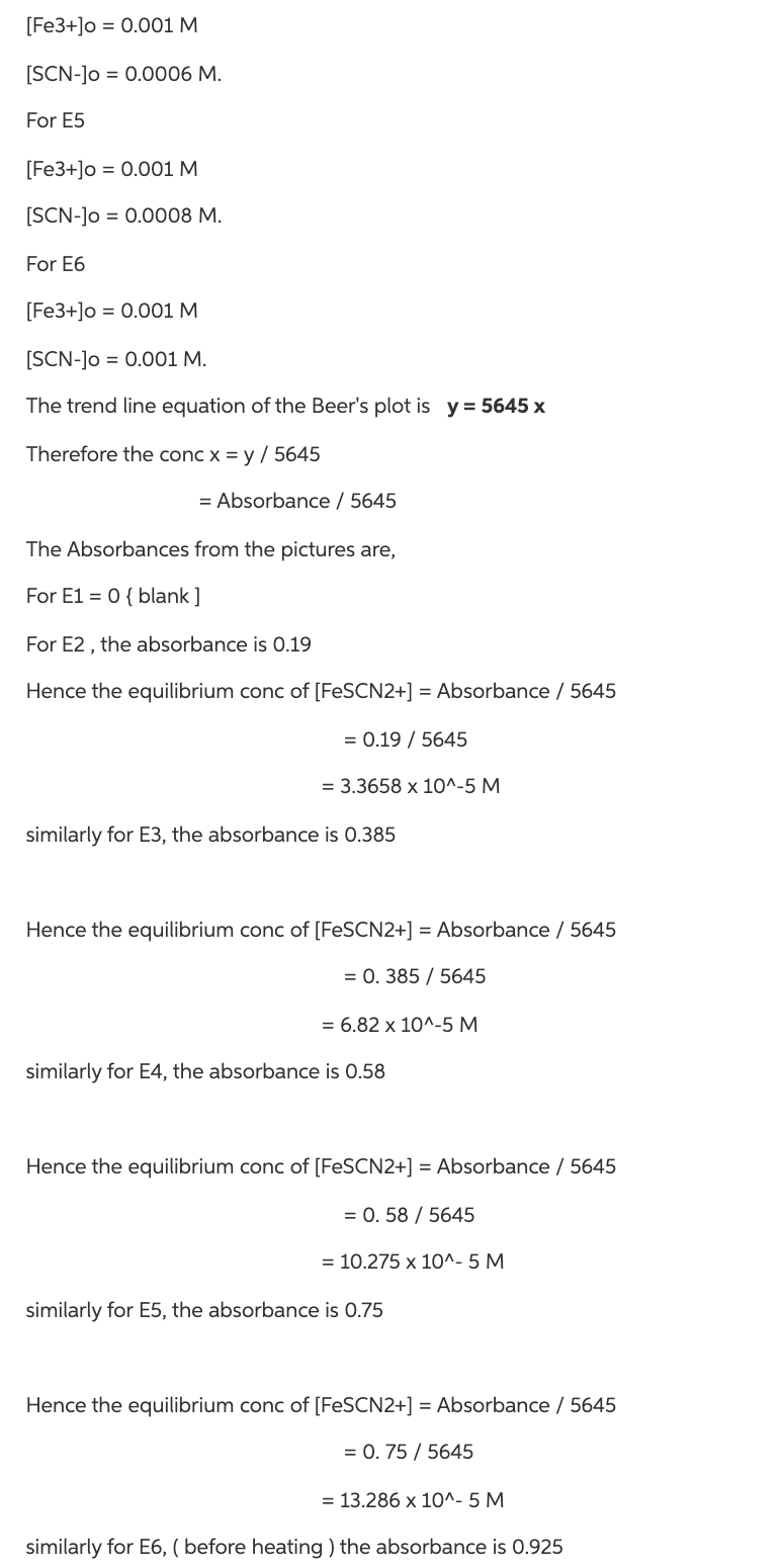 Solved III. Data Analysis 1. Plot Absorbance, A, (y-axis) | Chegg.com