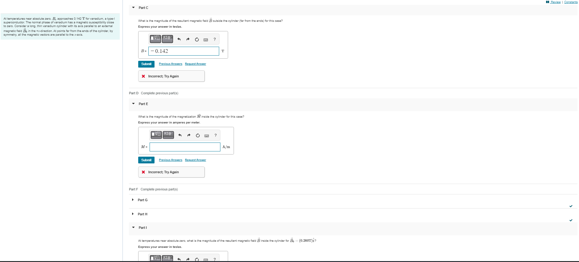 Solved At temperatures near absolute zero, Bc approaches | Chegg.com