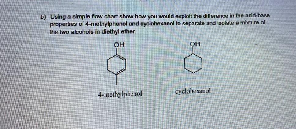 Solved a) A scheme for the reaction of 4-methylphenol with a | Chegg.com