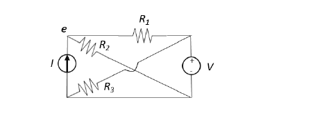 Solved 4. Find node voltage e in terms of other known values | Chegg.com