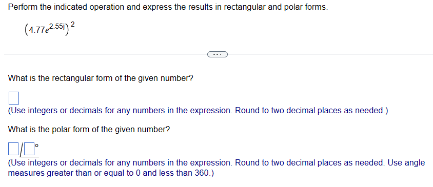 Solved Perform the indicated operation and express the | Chegg.com