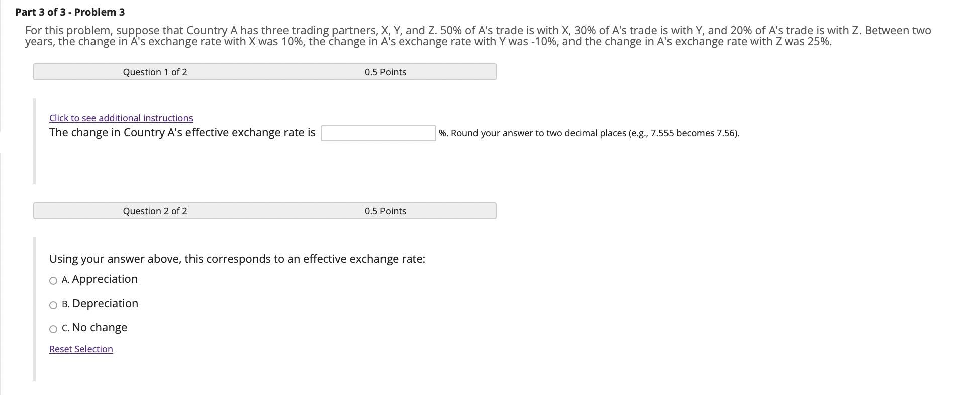 Solved Part 3 of 3 - Problem 3 For this problem, suppose | Chegg.com