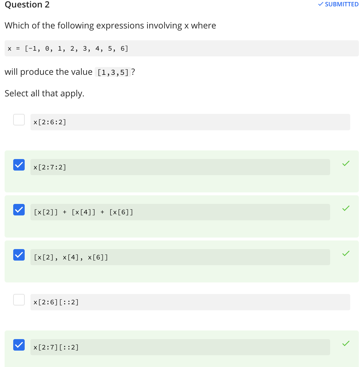 Solved Which of the following expressions involving x where | Chegg.com