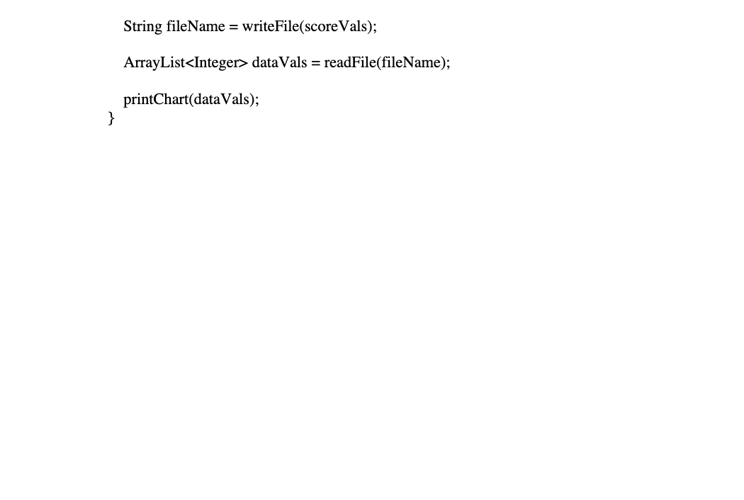 Solved Write a java application that creates a histogram | Chegg.com