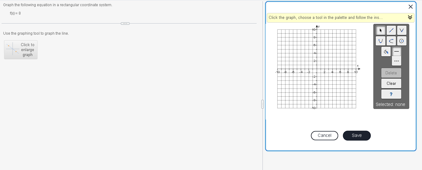 Solved Graph the following equation in a rectangular | Chegg.com