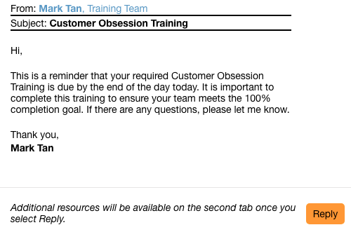 Solved From: Mark Tan, Training Team Subject: Customer | Chegg.com Solved From: Mark Tan, Training Team Subject: Customer | Chegg.com