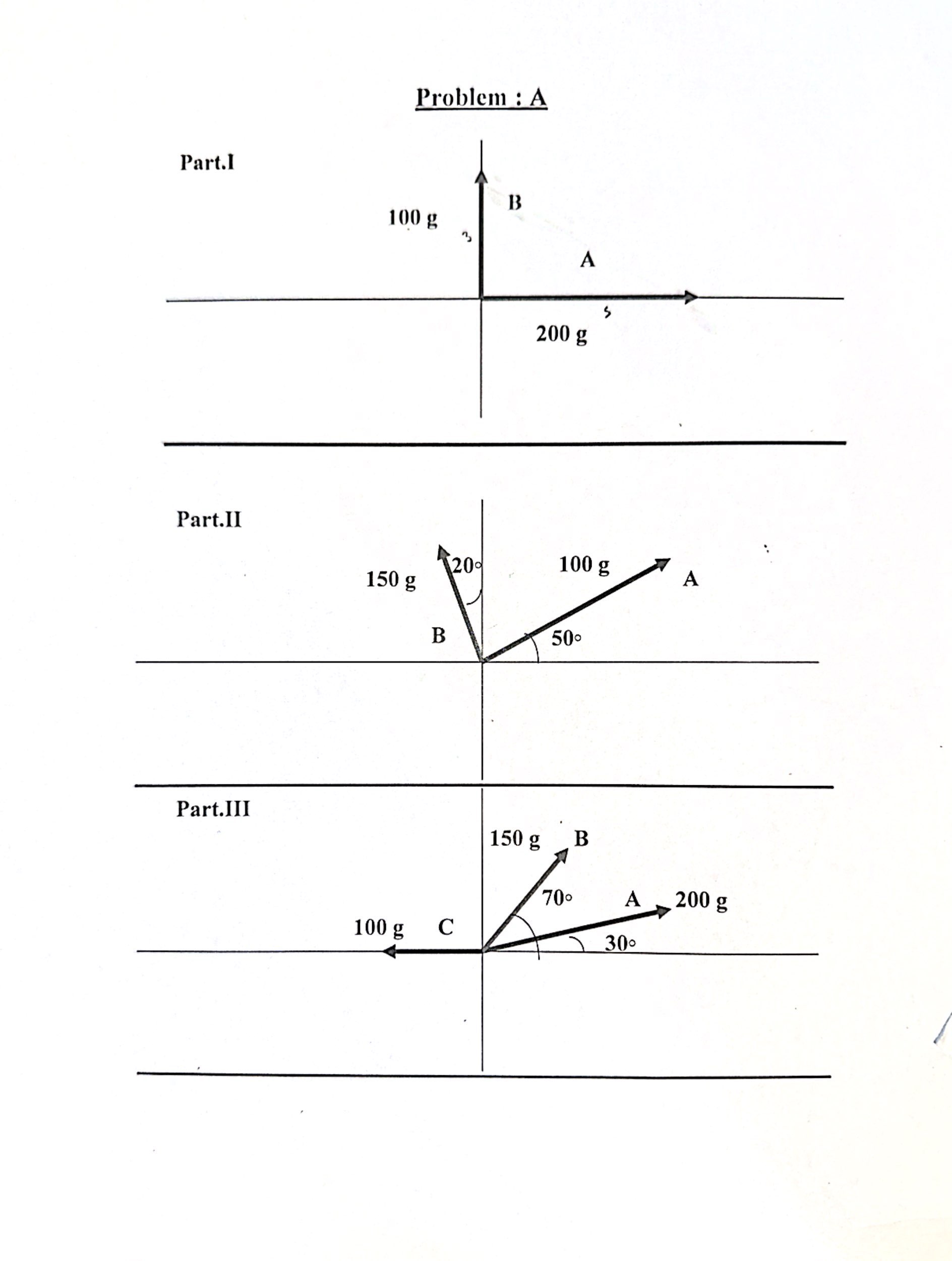 Solved PROCEDUREPART.I:Determine the Resultant vector R=A+B | Chegg.com