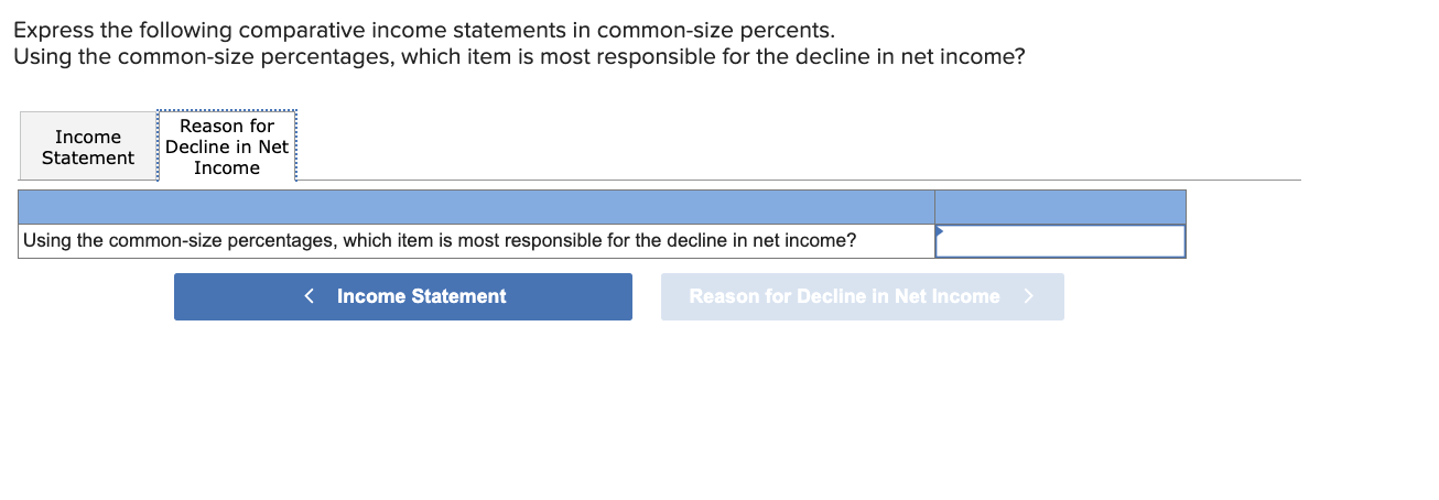 Solved Exercise 13-4 Computing and interpreting common-size | Chegg.com