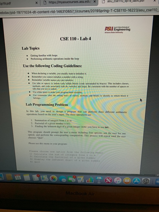 Solved × | D https://myasucourses.asu.edu | Chegg.com