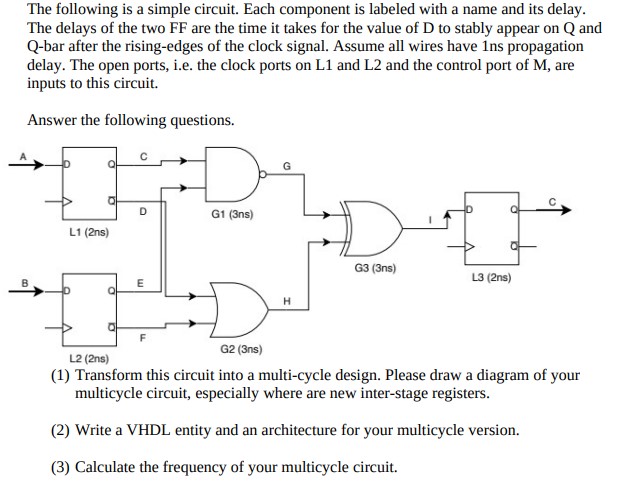 Solved The following is a simple circuit. Each component is | Chegg.com