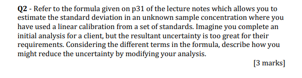 Solved Q2 - Refer to the formula given on p31 of the lecture | Chegg.com