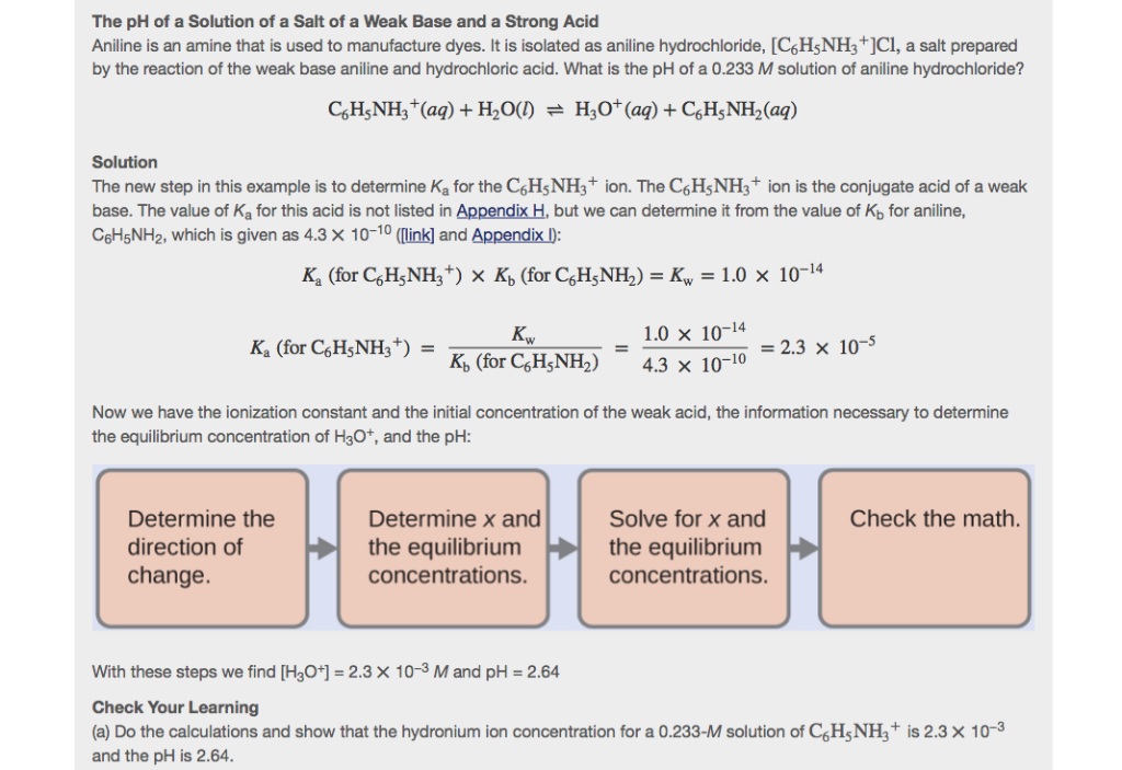 Solved how do i calculate the concentration of hydronium ion | Chegg.com