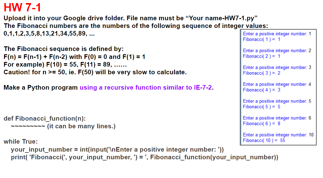 Solved HW 7-1 Upload it into your Google drive folder. File | Chegg.com