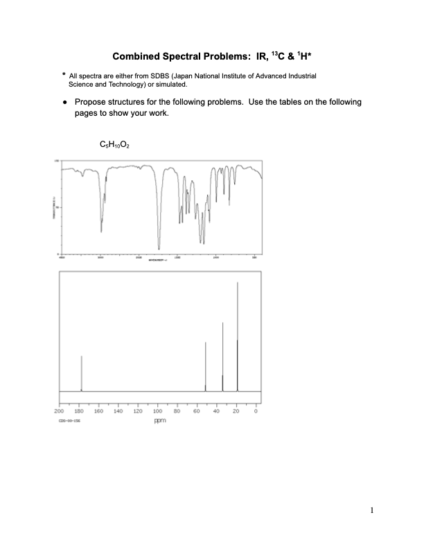 Solved Combined Spectral Problems: | Chegg.com