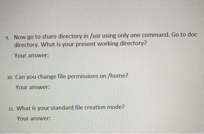 Solved Create a new directory named blah in your home | Chegg.com