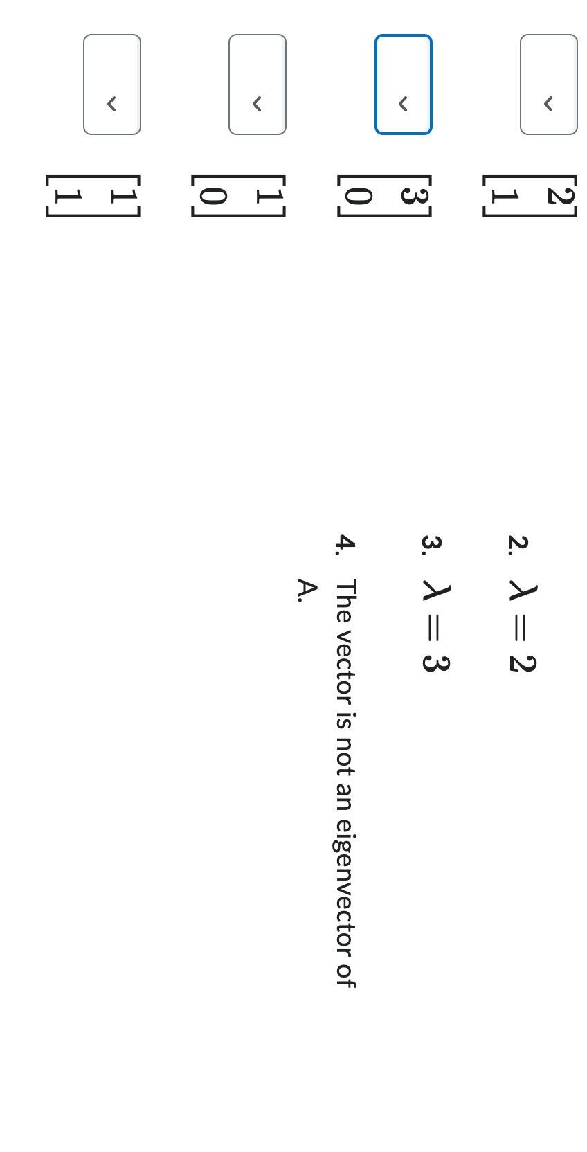 Solved Match each of the vectors below to the appropriate | Chegg.com