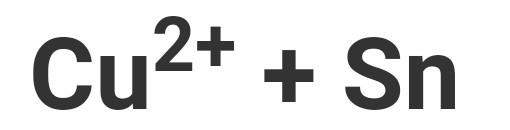 Solved Cu2+ + Sn | Chegg.com