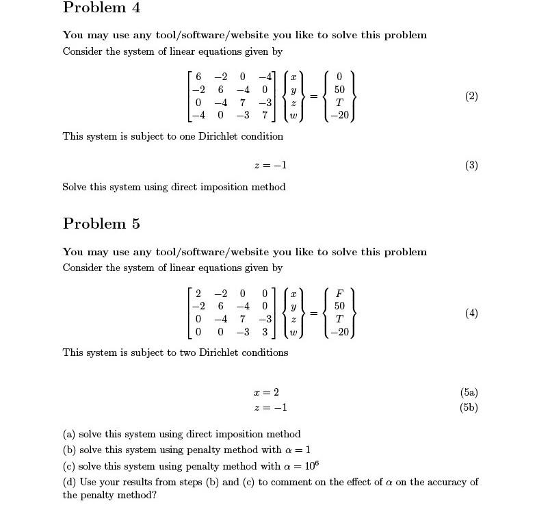 Solved Problem 4 You may use any tool/software/website you | Chegg.com